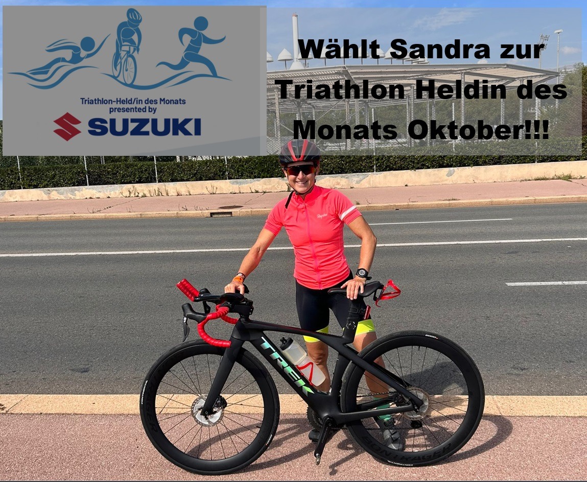 Wählt Sandra Stark zur DTU Triathlon Heldin des Monats Oktober, sie ...